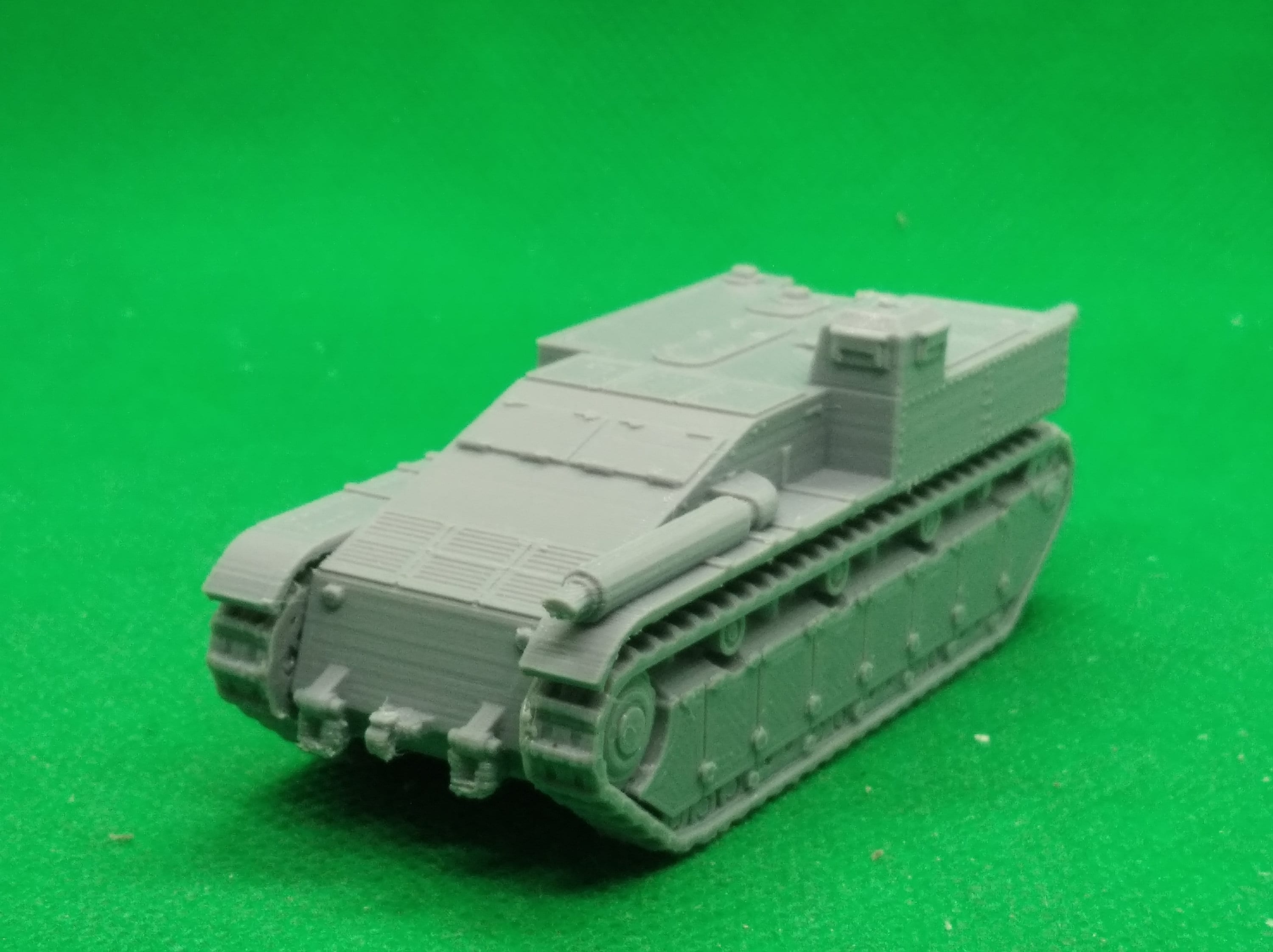 1/72 Scale French Renault ACL 135 Self Propelled Gun Prototype, Inter ...
