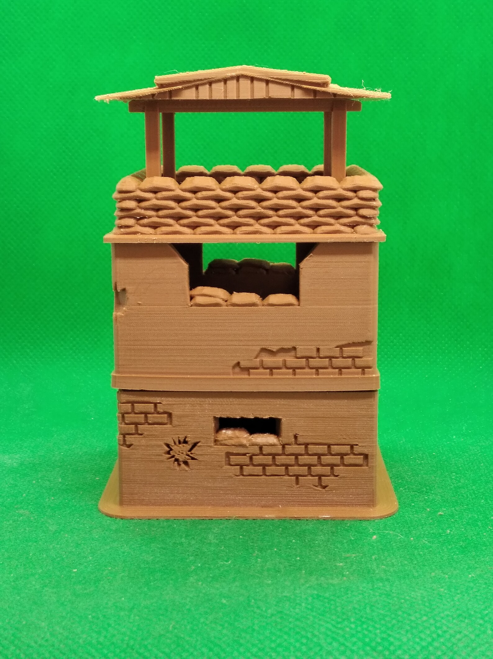 1/72 Scale Indochina Blockhouse, World War Two, WW2, Pacific Campaign ...