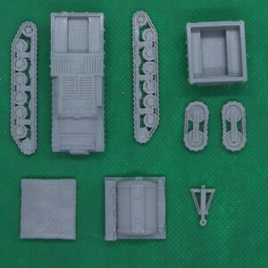 1/72 Scale French Lorraine 37L With Supply Tractor With Trailer, World ...
