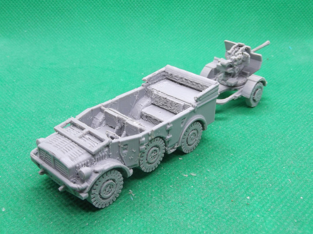 1/72 Scale German Horch 108 Type 1a With Flak 38 Gun, World War Two ...