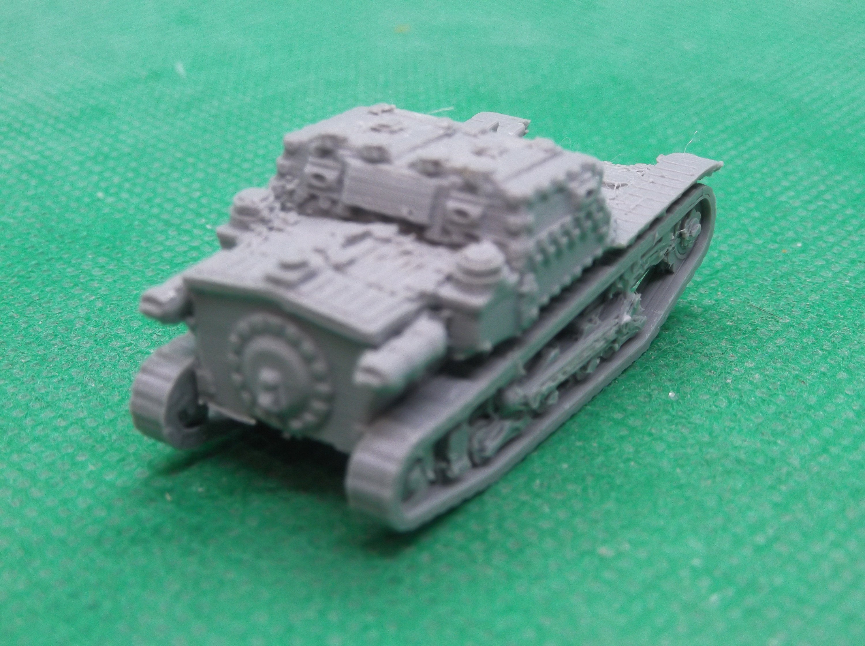 1/72 Scale Italian CV35 Tankette (breda Mounting) Command, World War ...
