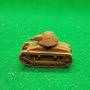 1/72 Scale French Renault DAF 1A One-man Tank Project, World War Two ...