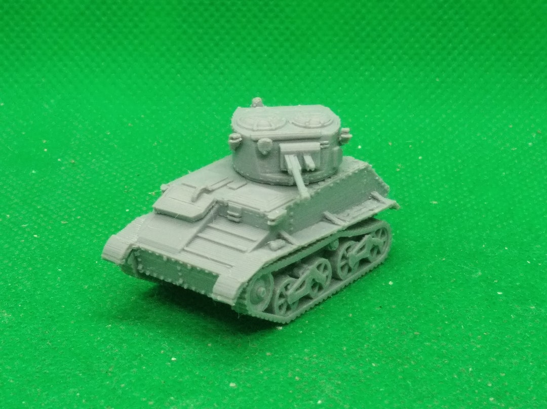 1/87 Scale British Light Tank Mk VIC, World War Two, WW2, 3D Printed ...