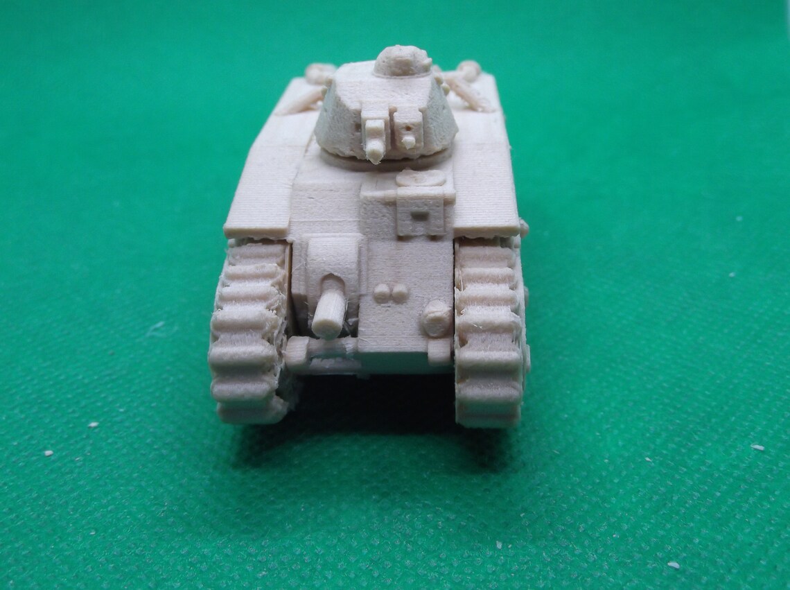 1/72 Scale French Char B1 Medium Tank (APX Turret With SA34 Gun), World ...