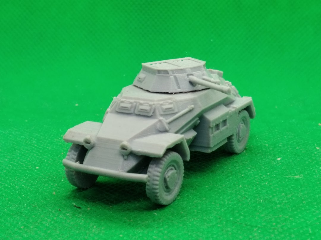 1/72 Scale German Sdkfz 222 Light Armored Car, World War Two, WW2 ...