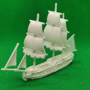 1/700 Scale USS Alfred, Suitable for Black Seas, XVIII, Napoleonic, 3D ...