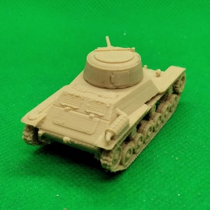 1/72 Scale Japanese Type 2 Ke-to Light Tank, World War Two, WW2, 3D ...