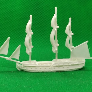 1/700 Scale USS Alfred, Suitable for Black Seas, XVIII, Napoleonic, 3D ...