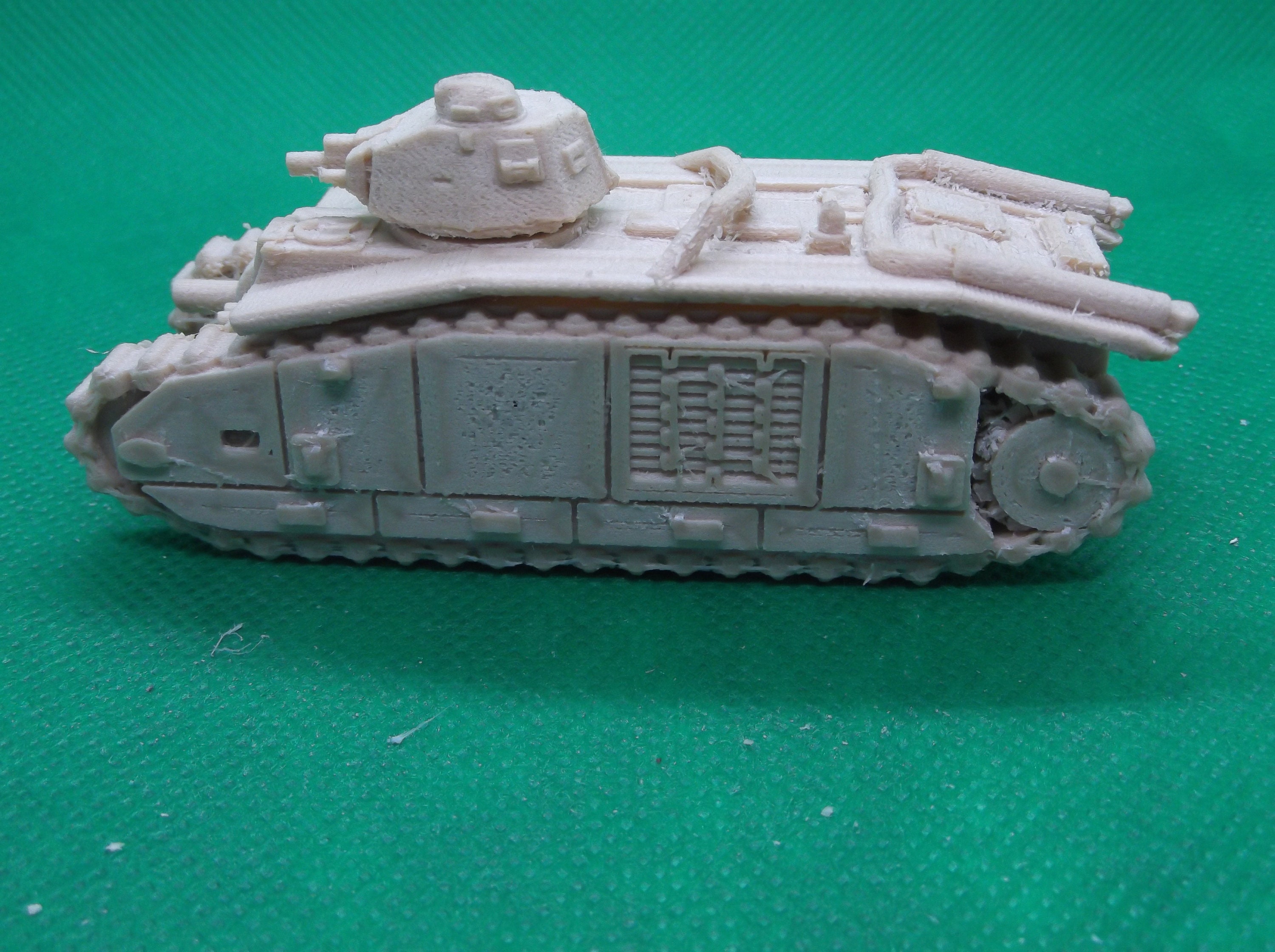 1/72 Scale French Char B1 Medium Tank APX Turret With SA34 - Etsy