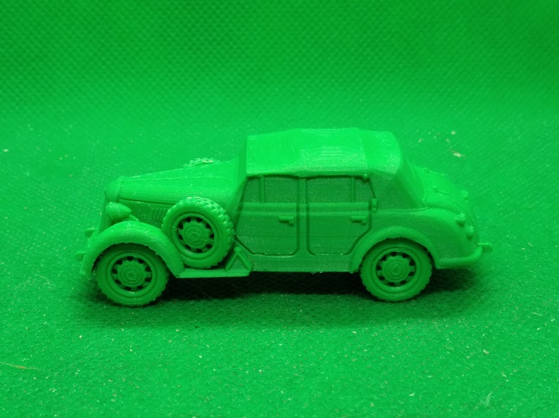 1/72 Scale Italian Alfa Romeo 6C 2500 Coloniale Staff Car, World War ...