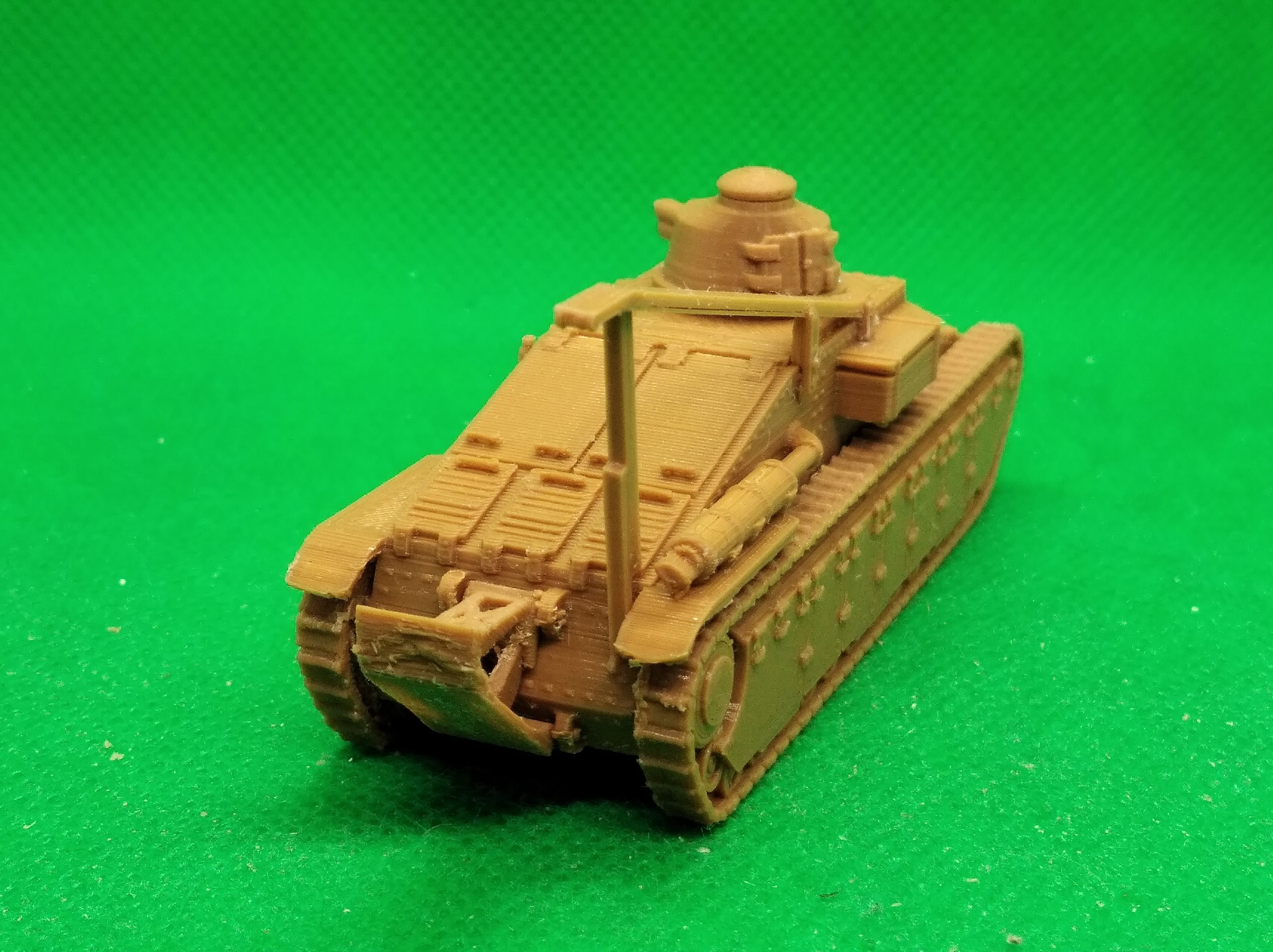 1/72 Scale Early Production French Renault Char D1 Infantry | Etsy