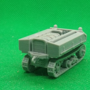 1/72 Scale Dutch K.N.I.L. Vickers Utility Tractor closed-up Seats ...