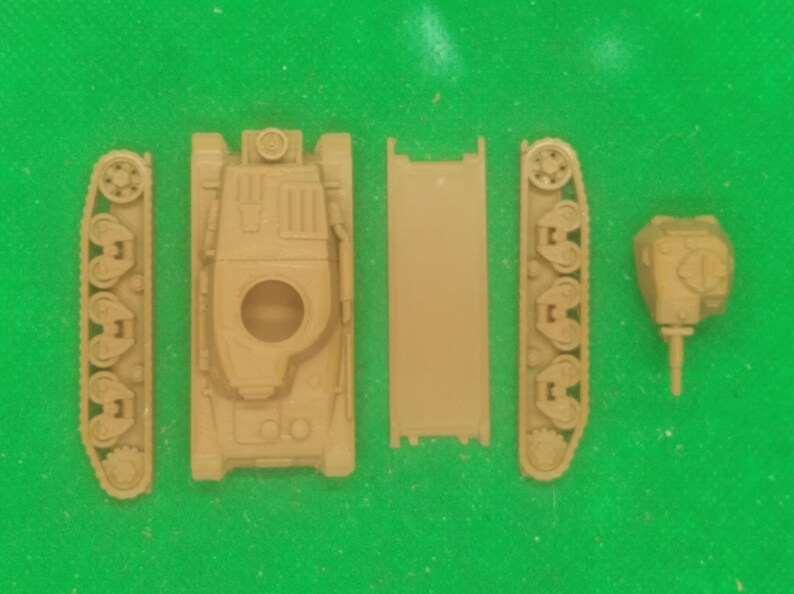 1/72 Scale French Hotchkiss H35 Light Tank With German Cupola SA38 Gun ...