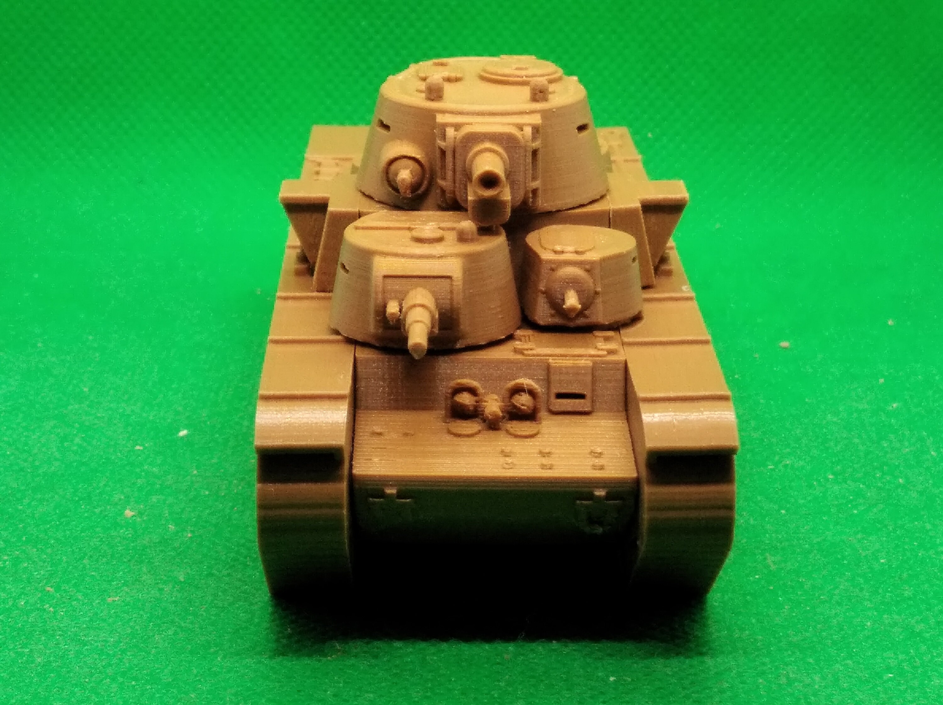 1/72 Scale Soviet T-35A Model 1938 Multi-turreted Heavy Tank, World War ...