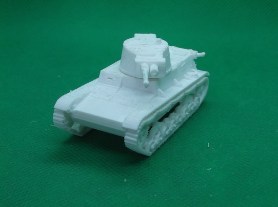 1/72 Scale Polish 7TP Light Tank single Turret Variant - Etsy