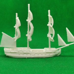 1/700 Scale USS Alfred, Suitable for Black Seas, XVIII, Napoleonic, 3D ...