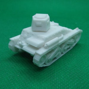 1/72 Scale Dutch Vickers Model 1936 Light Tank (mk IIIB Dutchman ...