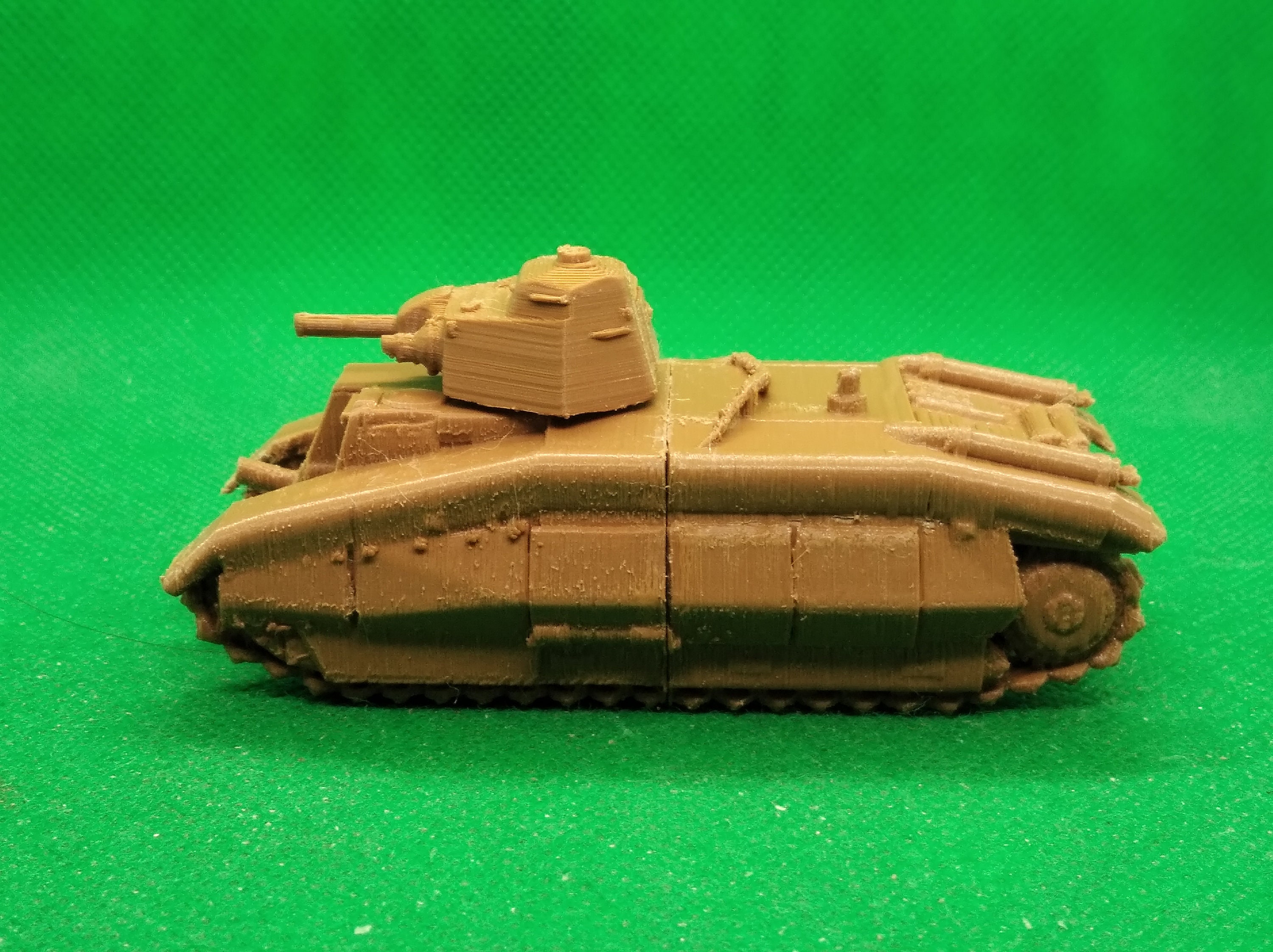 1/72 Scale French Char B1ter Medium Tank (ARL 2 Turret With SA35 Gun ...
