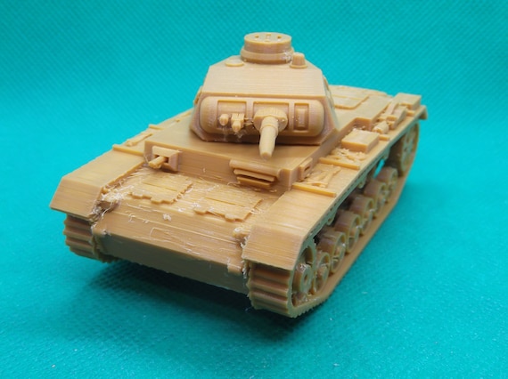 1/56 Scale German Panzer III Ausf E Medium Tank World War | Etsy