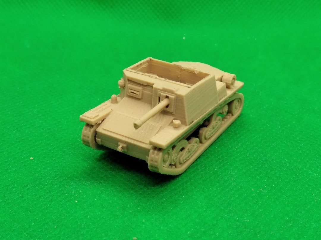 1/72 Scale Italian Semovente 47/32 SPG, World War Two, WW2, North ...