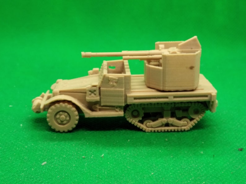 1/72 Scale United States M15 Half-track Self-propelled - Etsy