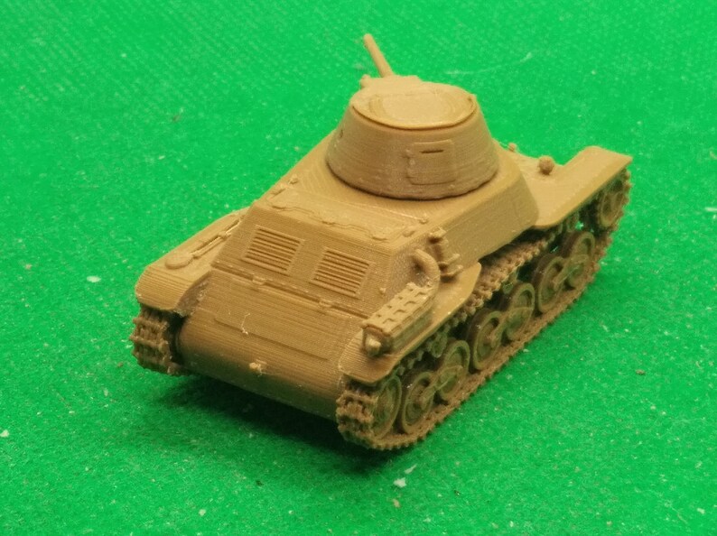 1/72 Scale Japanese Type 98 Ke-ni Light Tank, World War Two, WW2, 3D ...