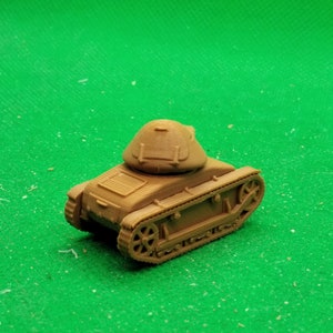 1/72 Scale French Renault DAF 1A One-man Tank Project World - Etsy