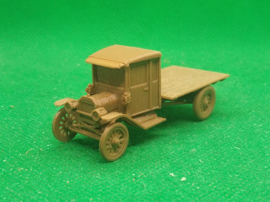 1/72 - United States Ford TT Truck (flatbed), World War One, WW 1, 3D ...