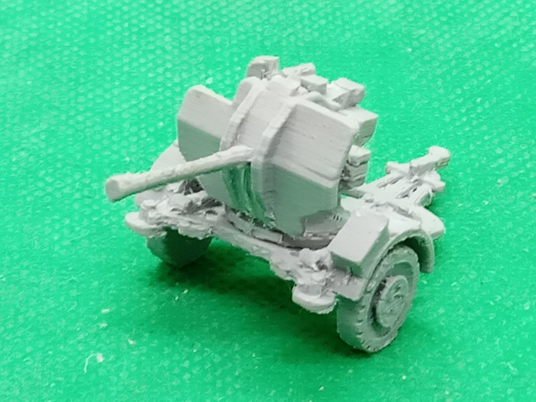 1/72 4 x deutsche 20 mm Flak 38 Flugabwehrgeschütz (Fahrtstellung), 3D ...