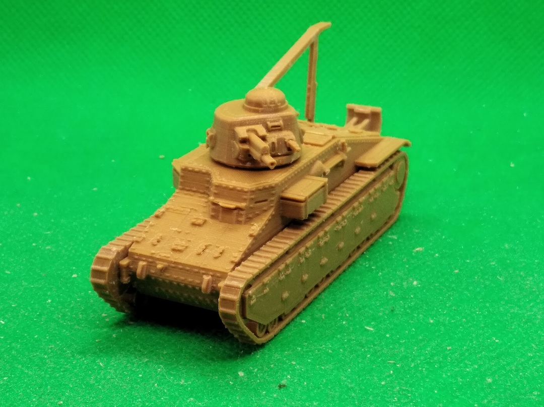 1/72 Scale French Renault Char D1 Infantry Tank ST2 Turret, Inter War ...