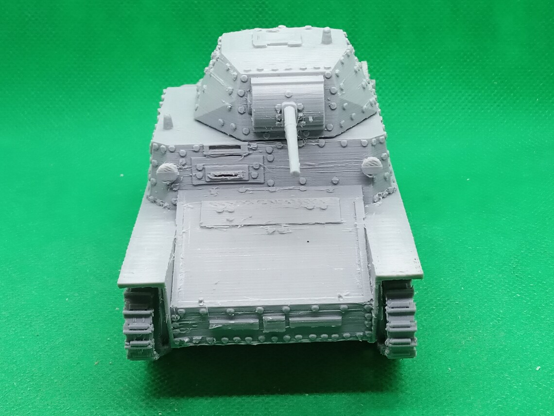 1/30 Scale Italian Fiat L6/40 Light Tank World War Two WW2 | Etsy