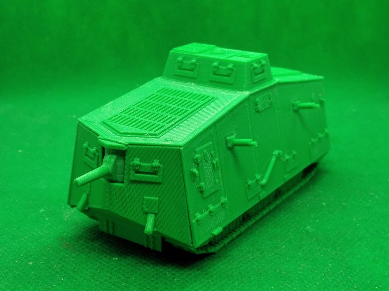 1/72 Scale German A7V Heavy Tank World War One WW 1 3D - Etsy