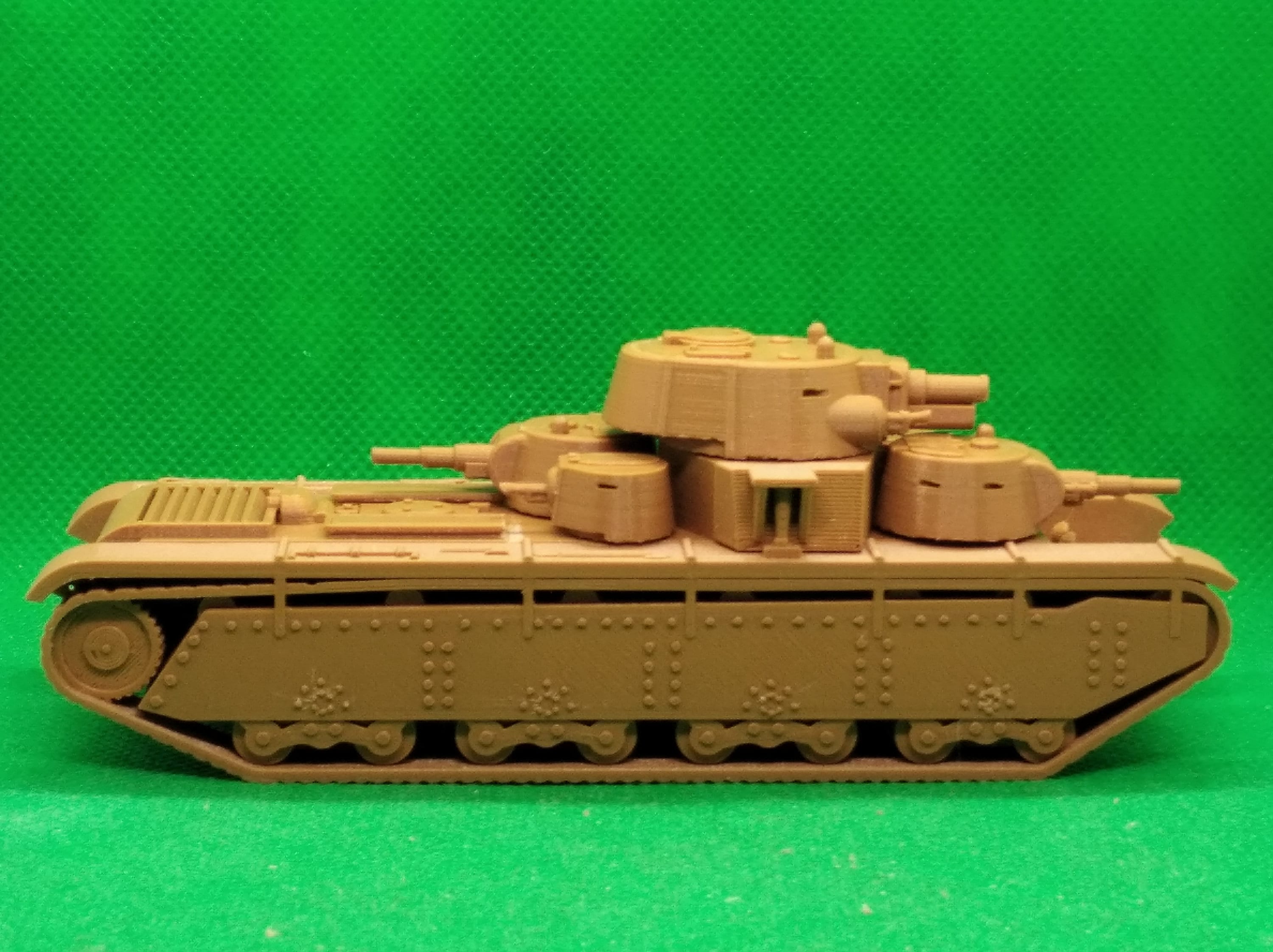 1/72 Scale Soviet T-35A Model 1938 Multi-turreted Heavy Tank, World War ...