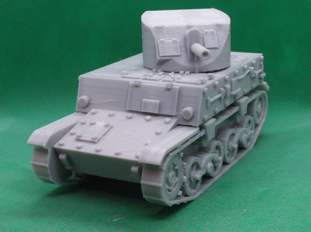 1/30 Scale Belgian T13B3 Tank Destroyer, World War Two, WW2, Belgian ...