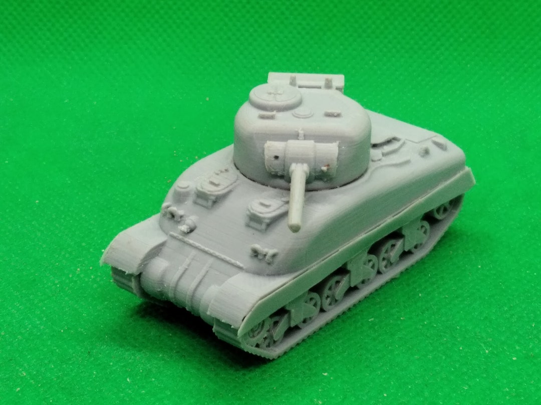 Tanque médio britânico Sherman II (variante americana M4A1) em escala 1 ...