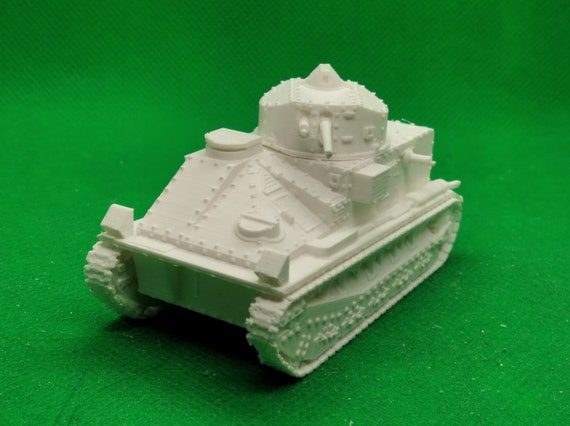 1 72 Scale British Vickers Medium Mk Ii Tank Inter War World Etsy