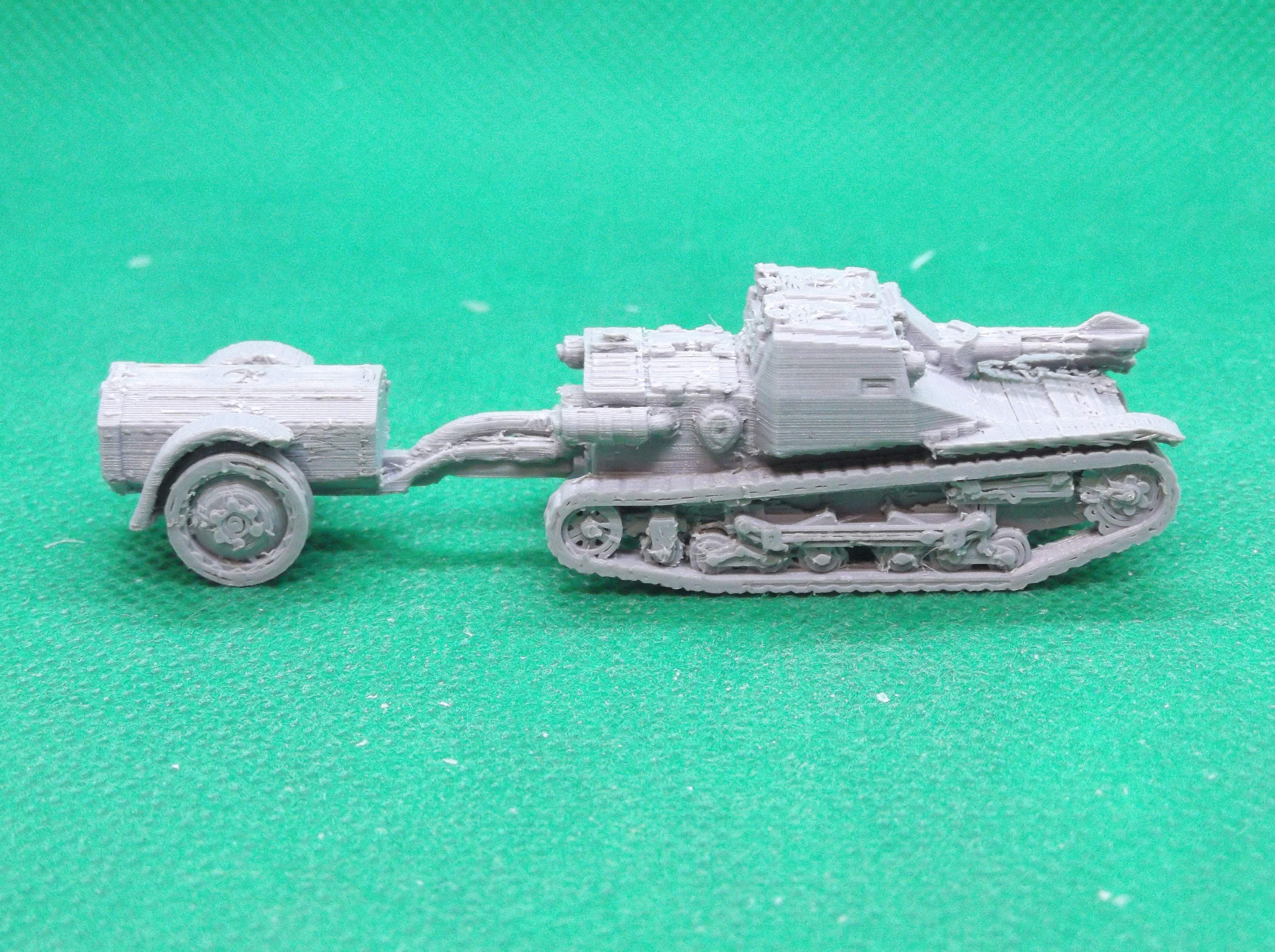 1/72 Scale Italian CV33 LF Flame Thrower Tankette, World War Two, WW2 ...