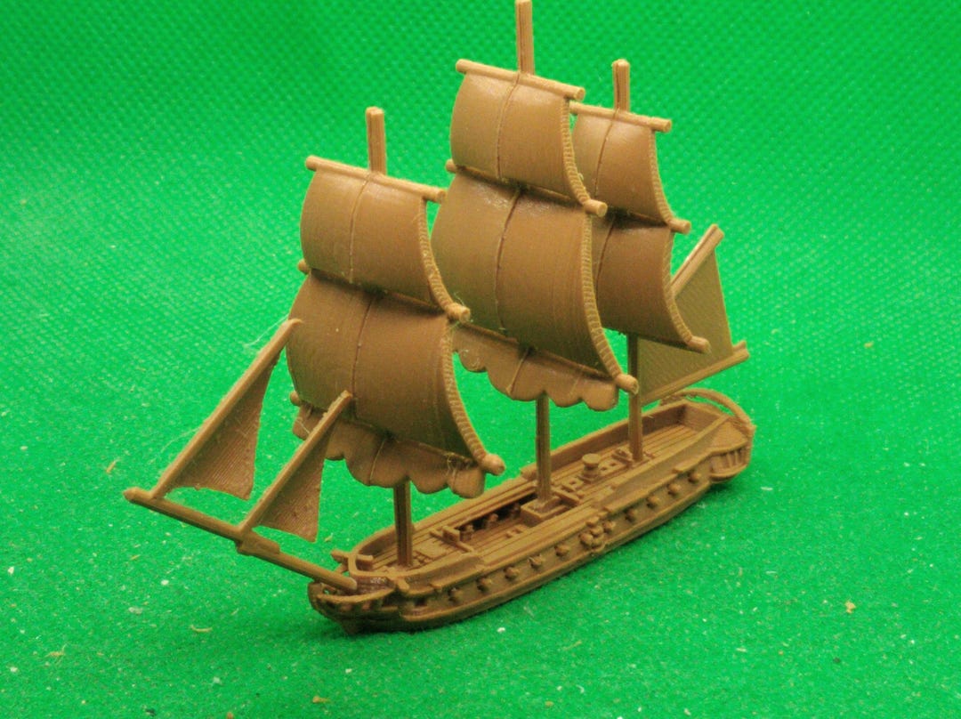 1/700 Scale HMS Pandora Post Ship (24-gun), 6th Rate Post Ship, Black ...