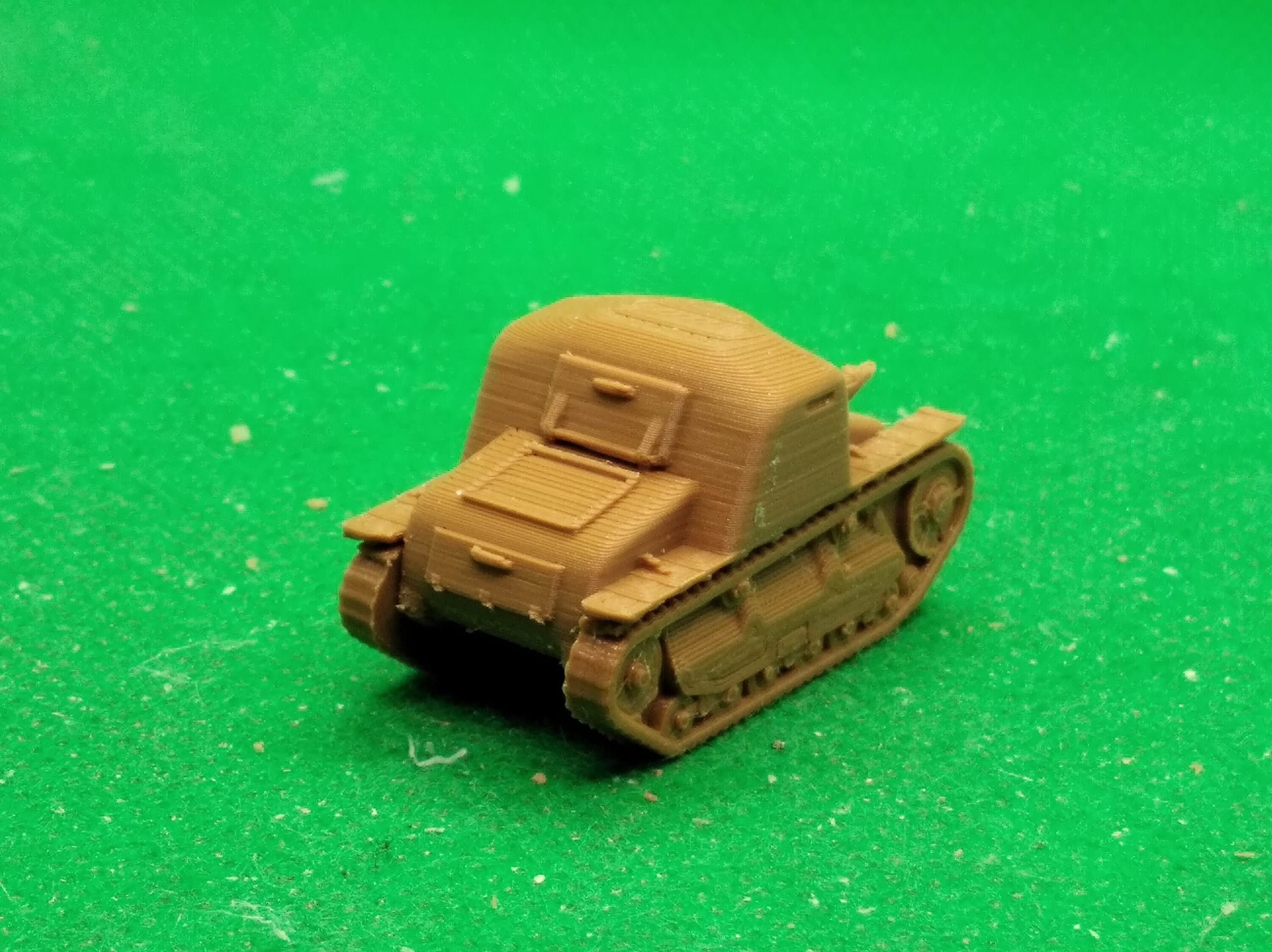 1/72 Scale French Renault DAF 1B One-man Tank Project, World War Two ...