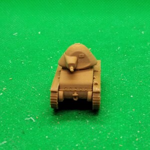 1/72 Scale French Renault DAF 1A One-man Tank Project World - Etsy