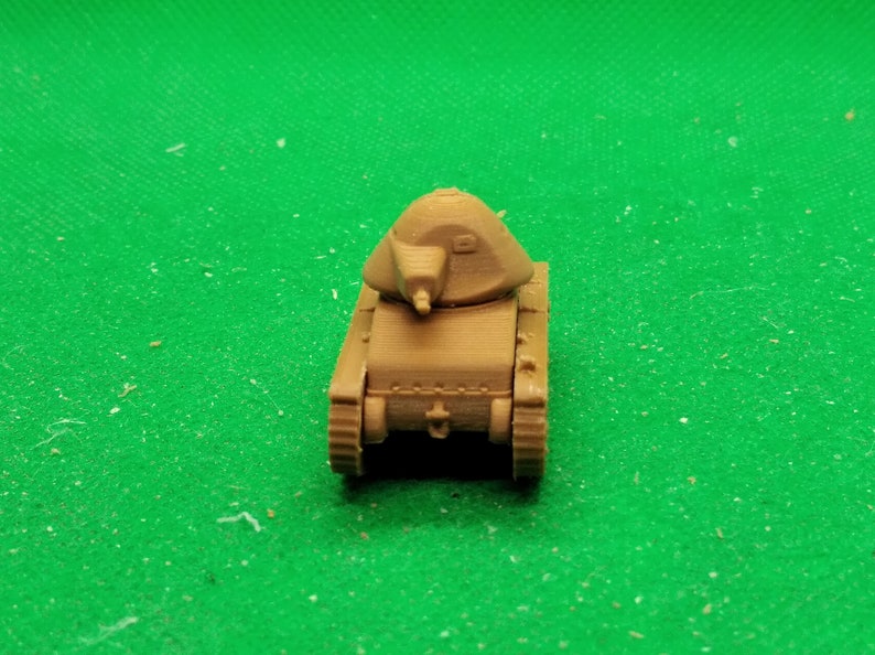 1/72 Scale French Renault DAF 1A One-man Tank Project, World War Two ...
