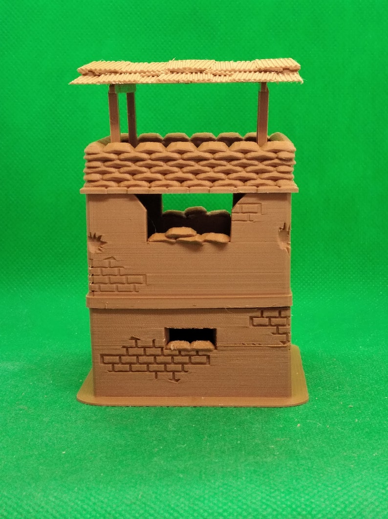 1/72 Scale Indochina Blockhouse, World War Two, WW2, Pacific Campaign ...
