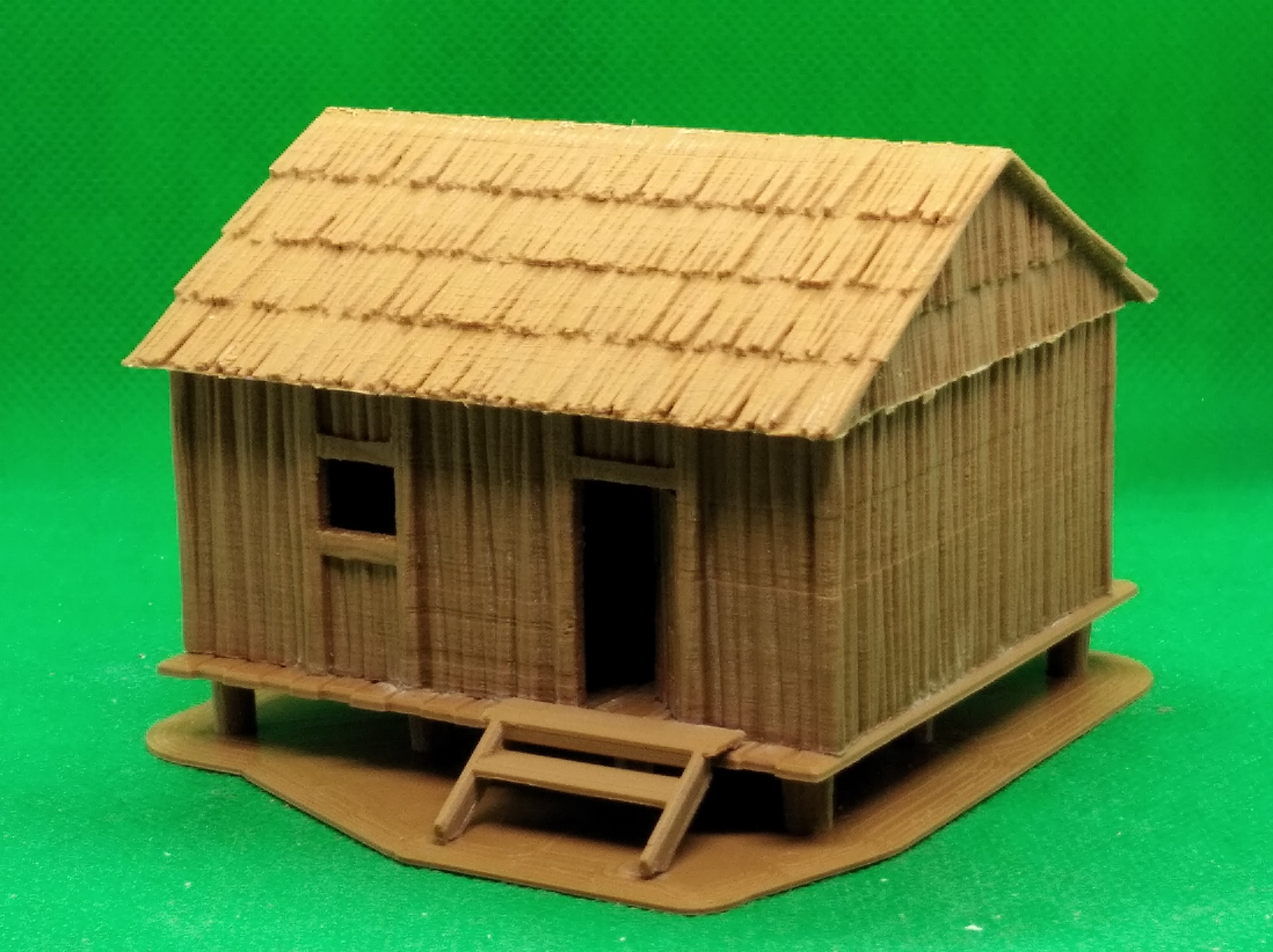 1/72 Scale South East Asian Hut A (left Hand Door), World War Two ...
