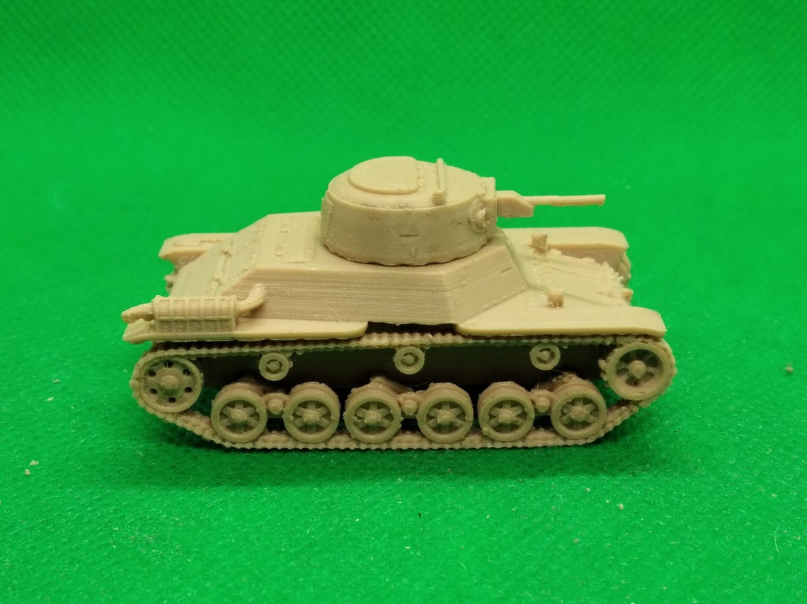 1/72 Scale Japanese Type 2 Ke-to Light Tank, World War Two, WW2, 3D ...