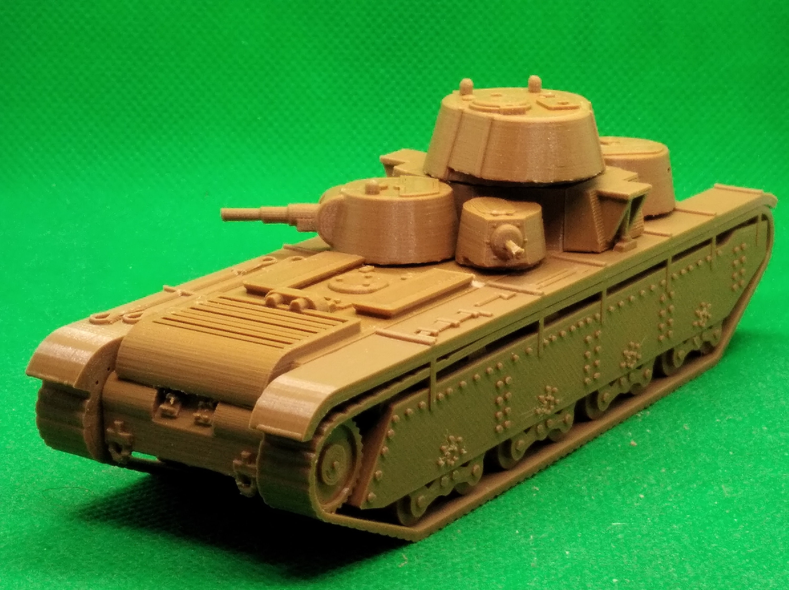 1/72 Scale Soviet T-35A Model 1938 Multi-turreted Heavy Tank, World War ...