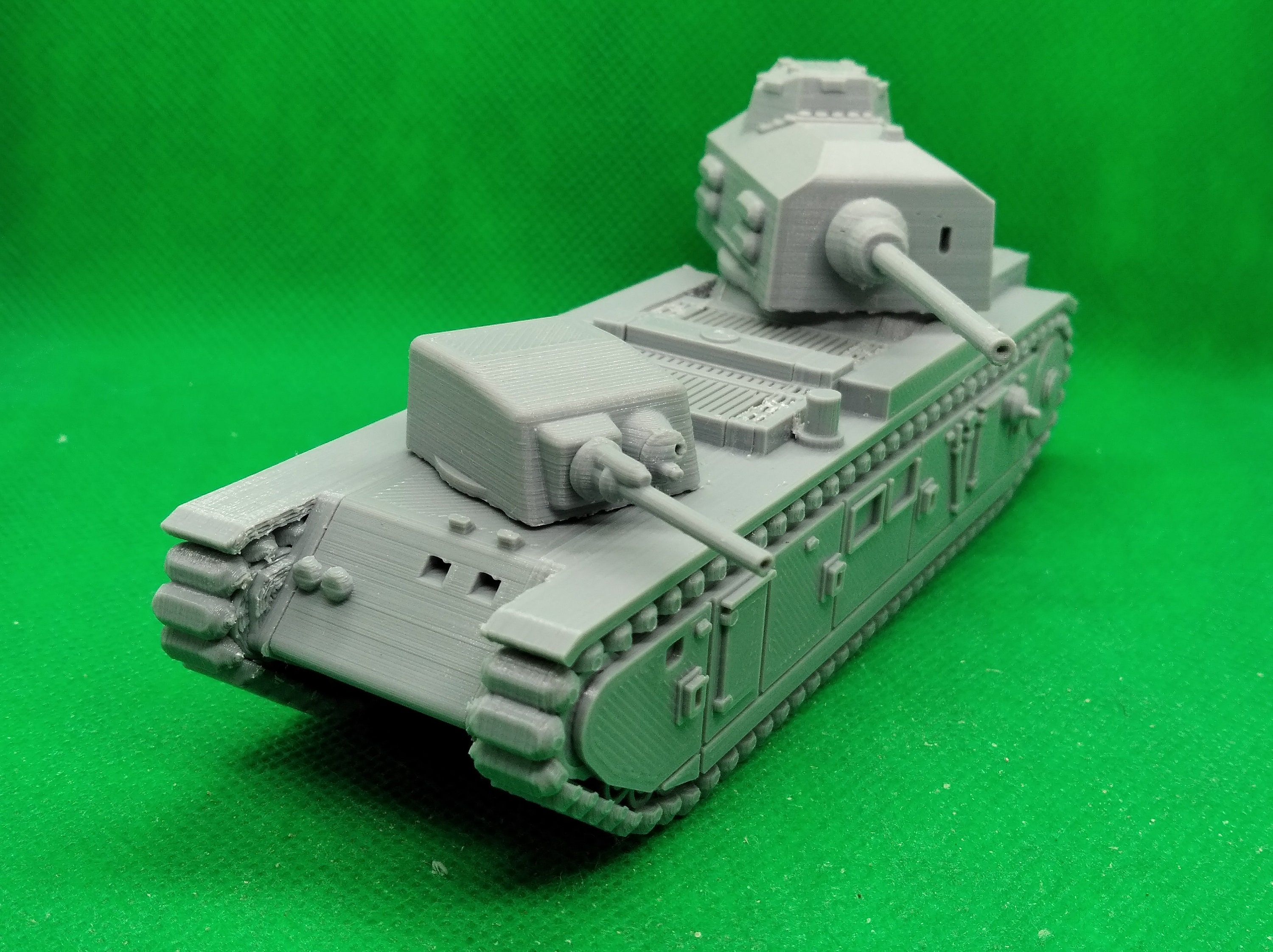 1/72 Scale French FCM F1 Super-heavy Tank Project World War - Etsy