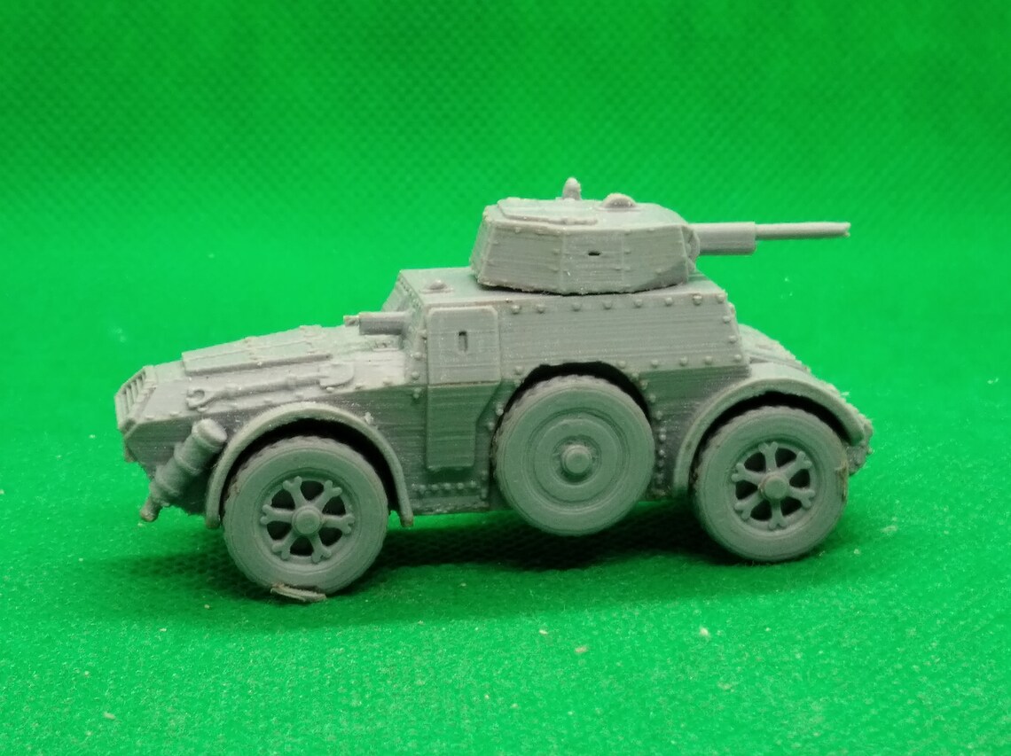 1/72 Scale Italian Fiat-ansaldo Autoblindo AB 43 Armored Car - Etsy