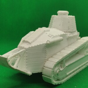 1/30 Scale French Renault FT Light Tank With Hotchkiss Armed Octagonal ...