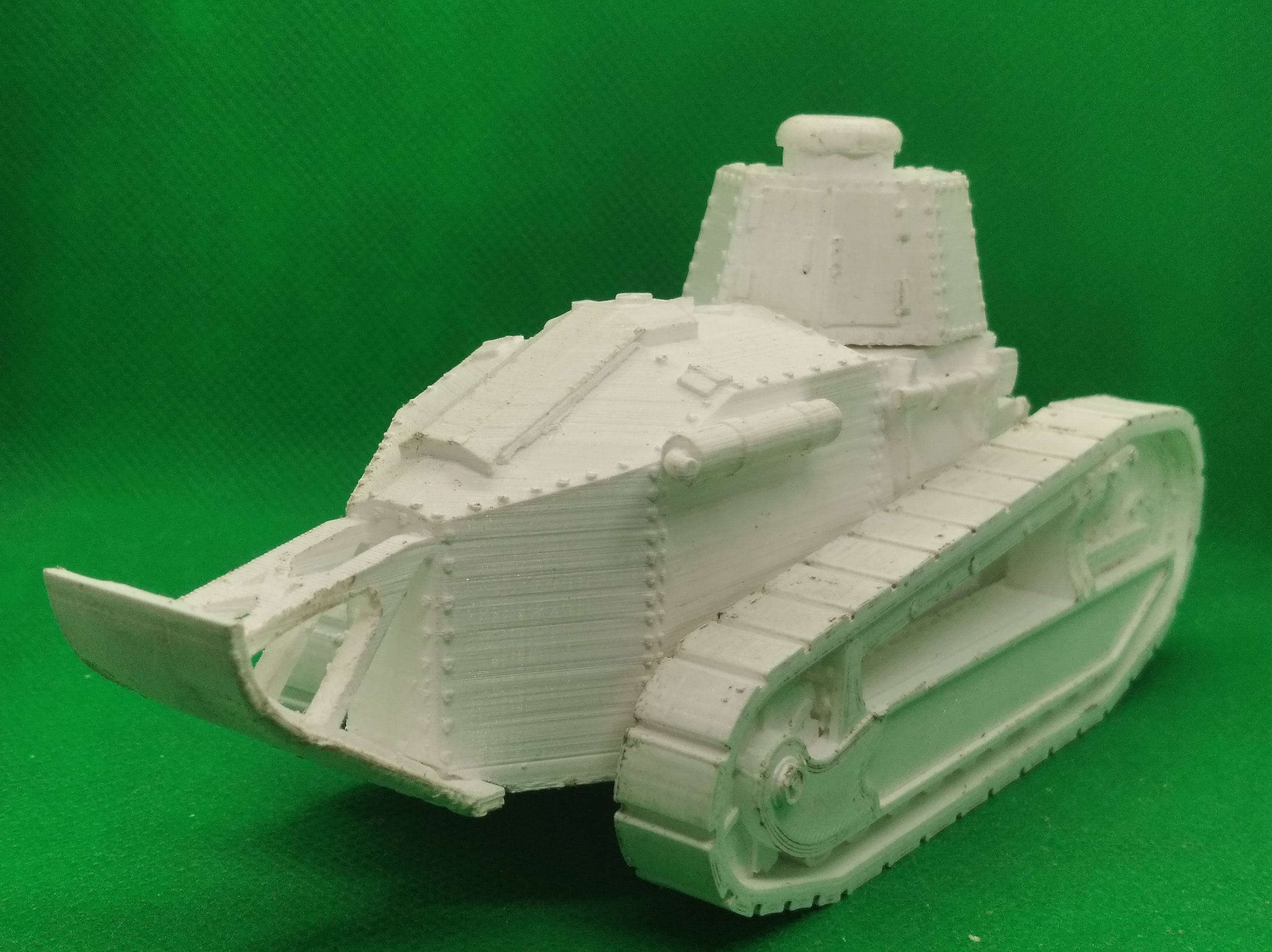 1/30 Scale French Renault FT Light Tank With Hotchkiss Armed - Etsy