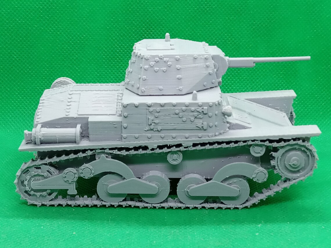 1/30 Scale Italian Fiat L6/40 Light Tank World War Two WW2 | Etsy
